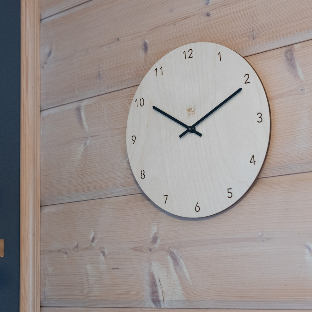 Kolo Design kello 30 cm koivu | Verkkokauppa